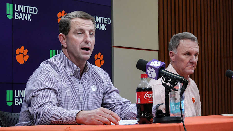 Clemson HC Dabo Swinney says college football is missing what matters most