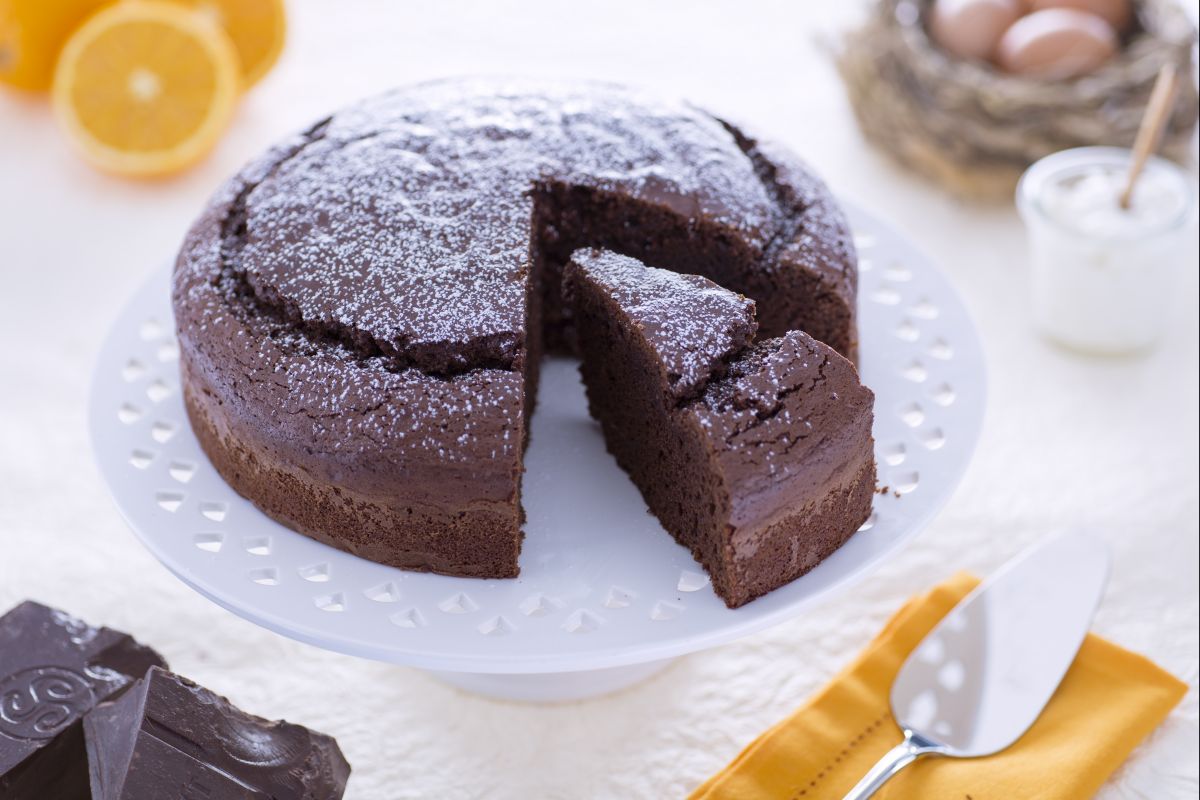 Chocolate yogurt cake