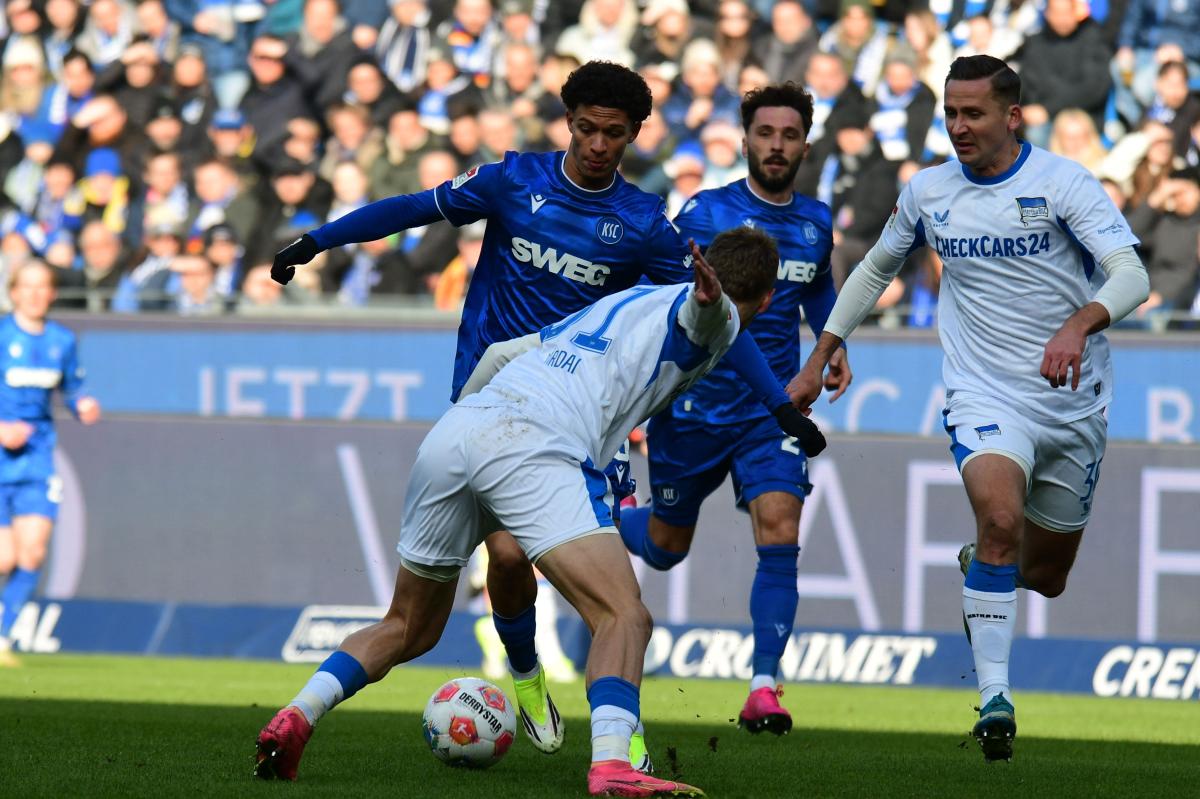 Kampf und Leidenschaft: Karlsruher SC ringt Hertha mit 2:2 nieder