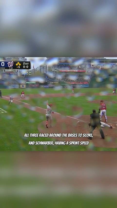 This is the first three-run single in MLB history