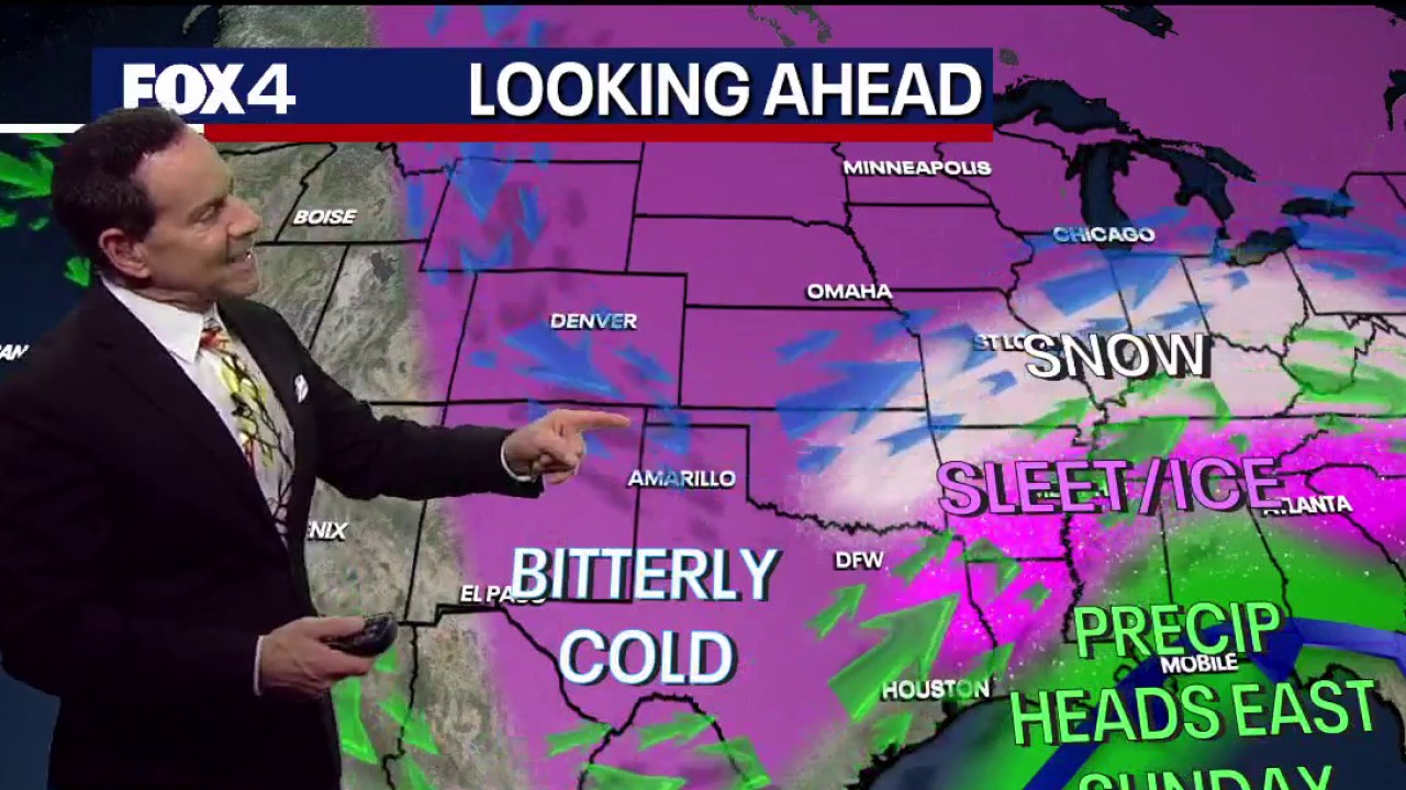 Dallas weather: Winter storm update for 9:45 a.m.