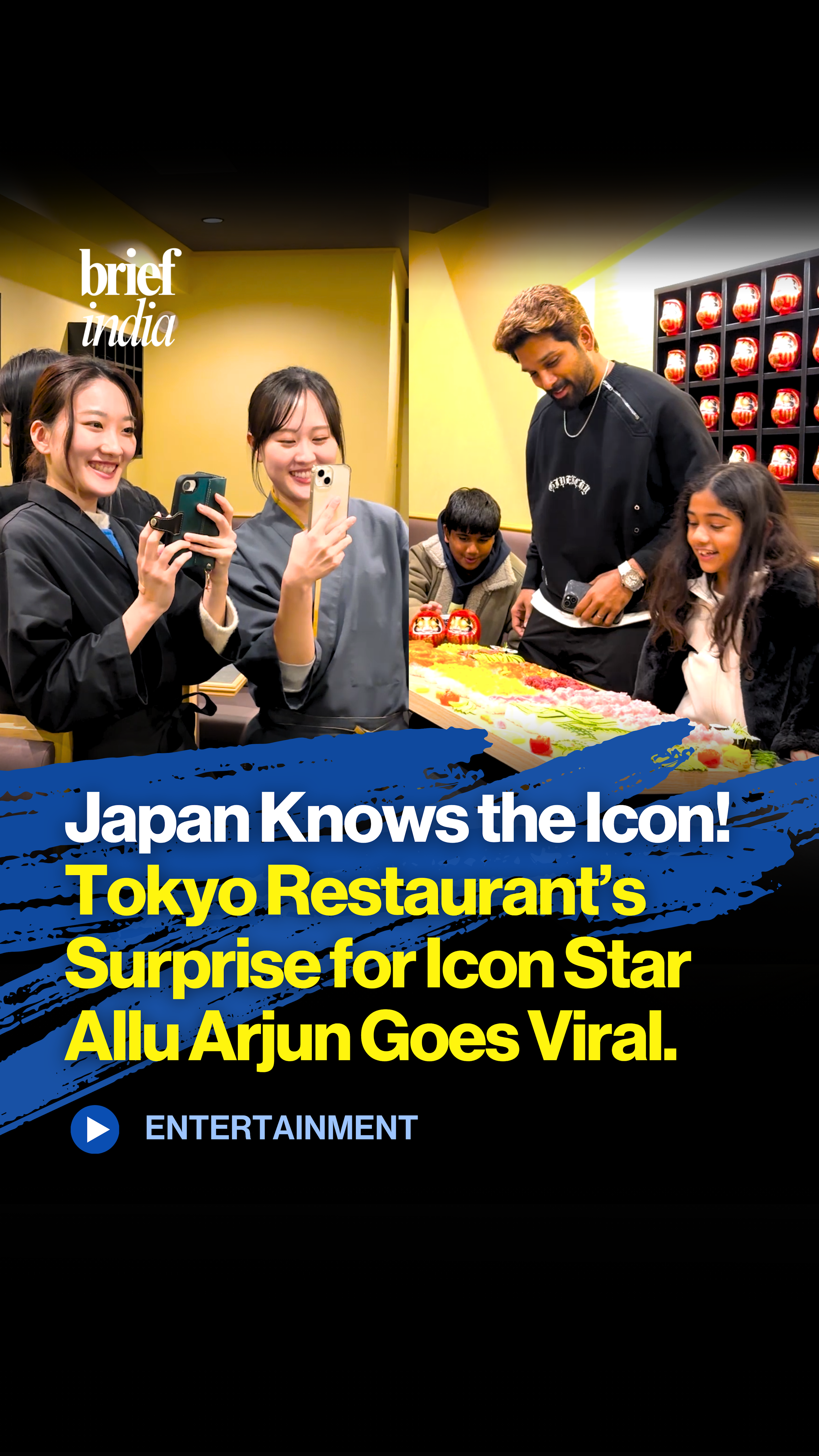 Tokyo restaurant surprises icon star Allu Arjun, showcasing his global ...