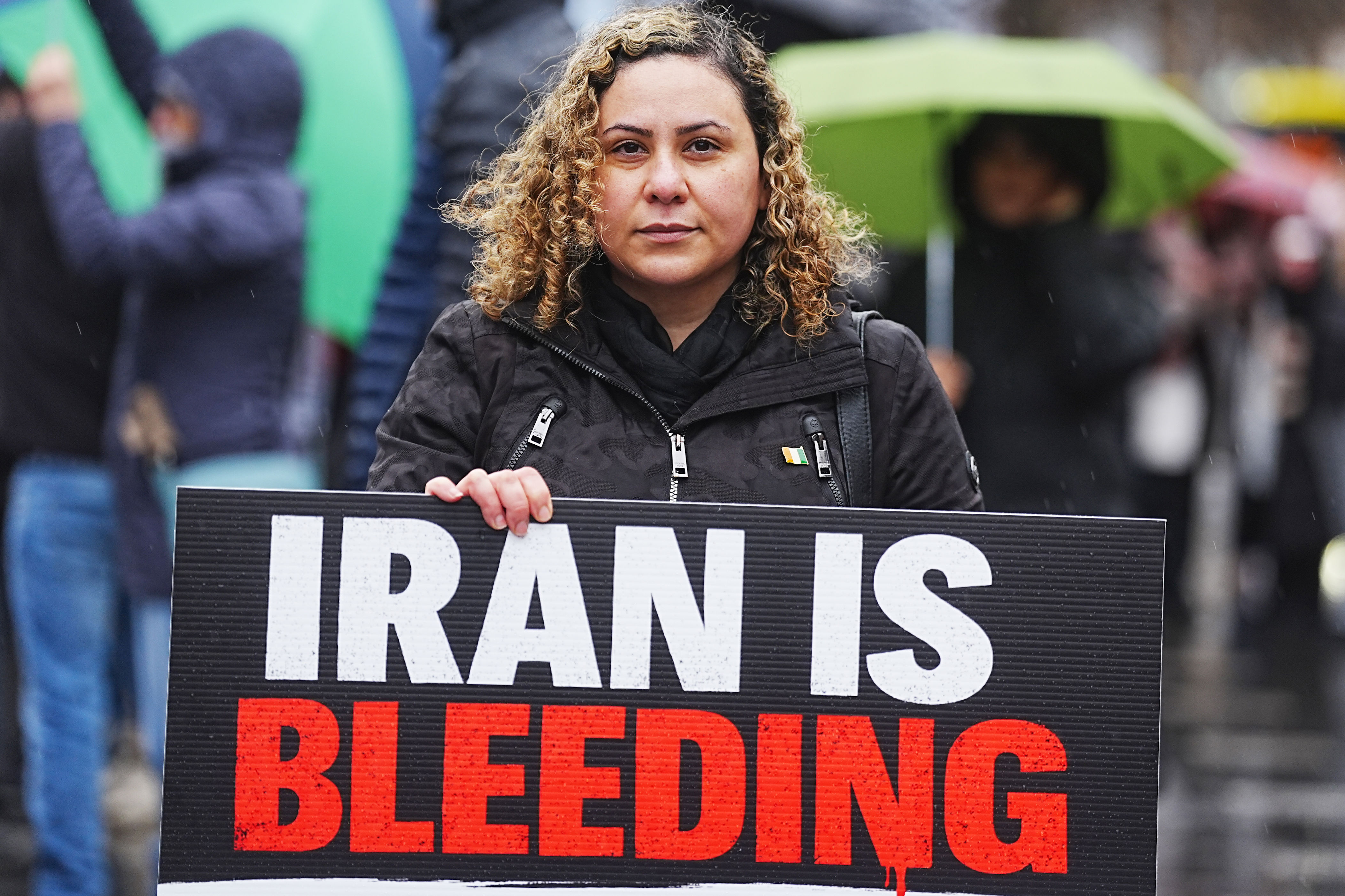 Iranians gather in Dublin to demand expulsion of diplomats