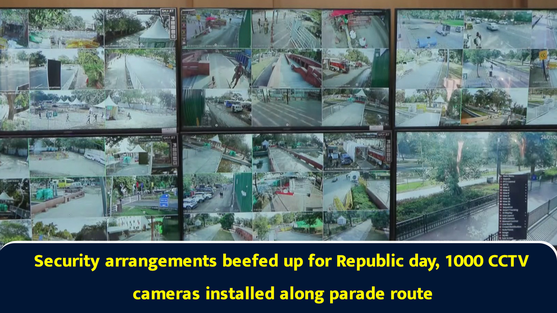 Security arrangements beefed up for Republic Day, 1000 CCTV cameras ...