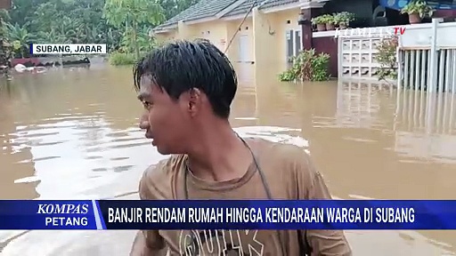Penampakan Banjir Rendam Permukiman Warga di Pantua Subang Imbas ...