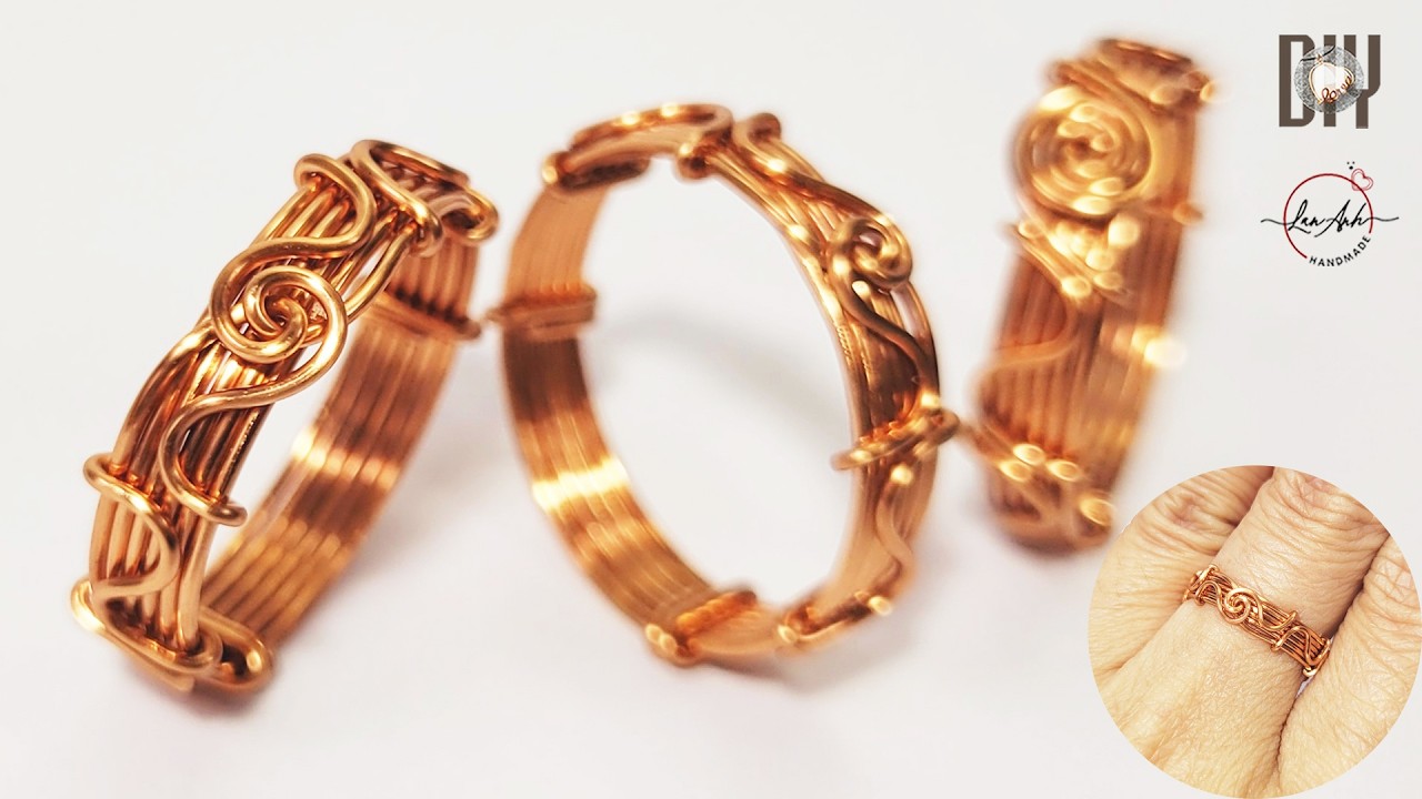 Simple ring design | Learn easy-to-follow | Handmade jewellery making ...