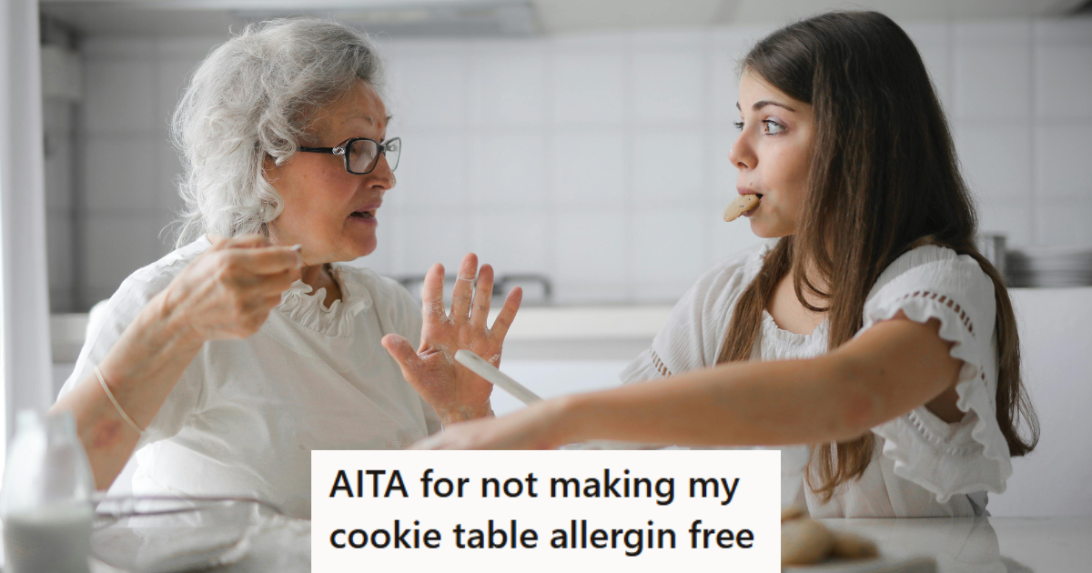 Grandma wanted to bake peanut cookies even though most kids in the ...