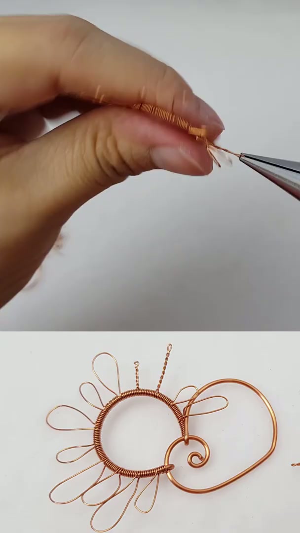 Play with wire | Sun cloud | Sun shine | Pendant | Decorated ...