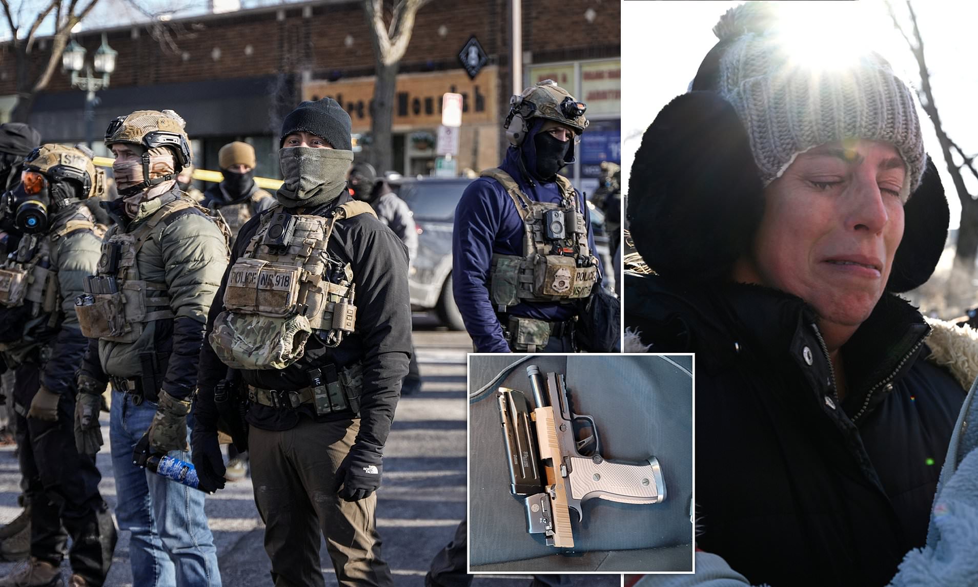 Federal agents shoot 'armed man' in Minneapolis leaving suspect 'down'