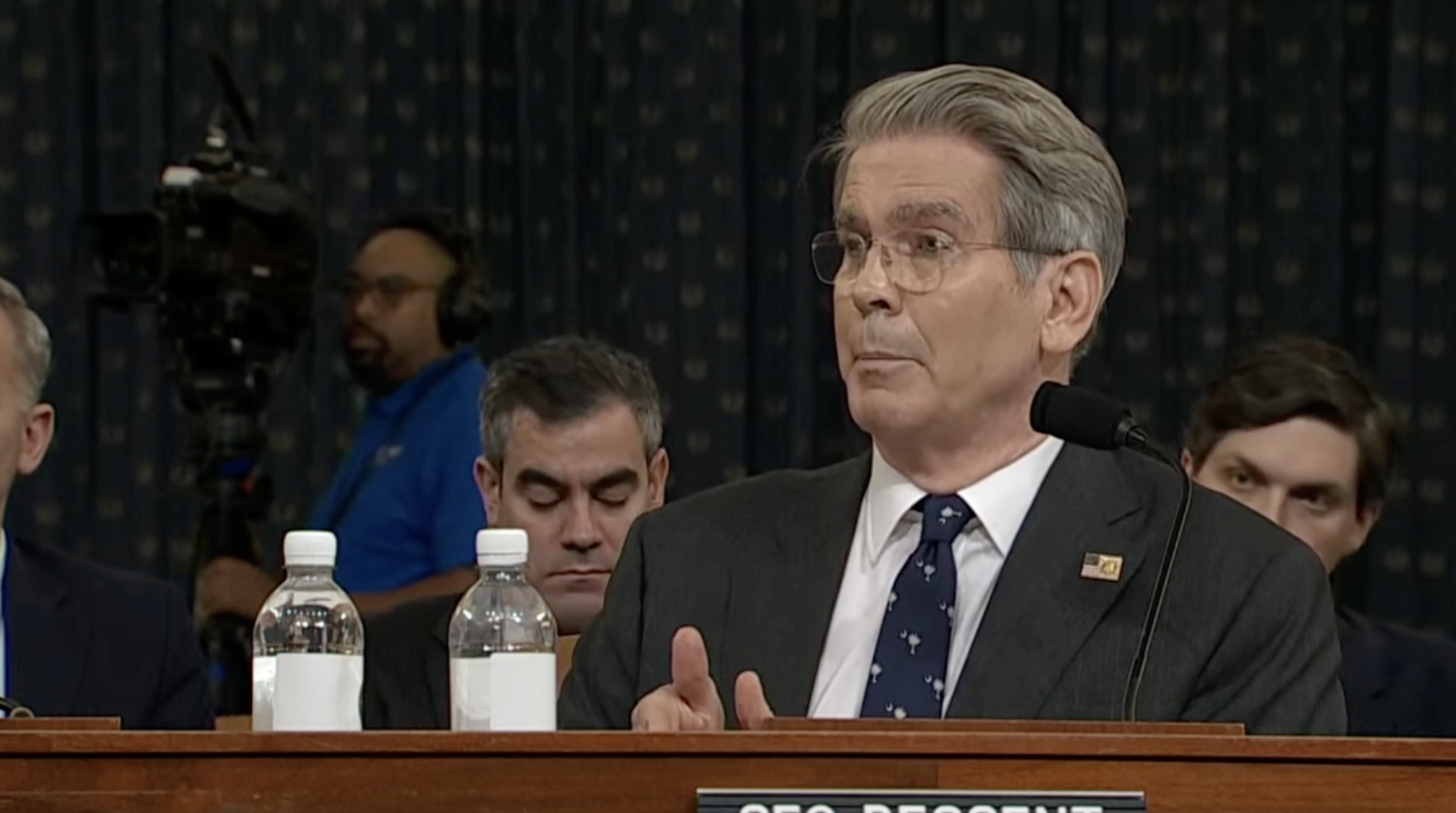 'A gambler's fallacy': Scott Bessent squirms as Rep. Moore puts him in ...