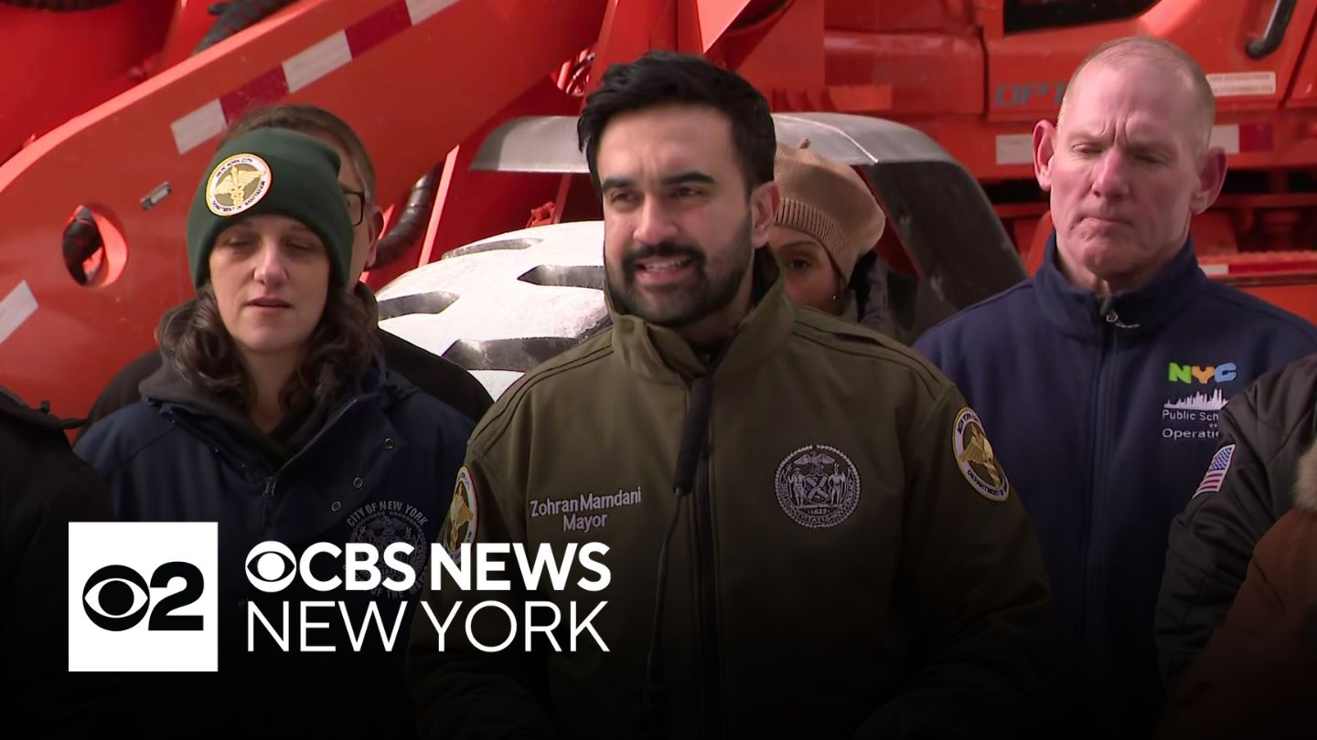 NYC Mayor Zohran Mamdani warns "near-blizzard" conditions coming in ...
