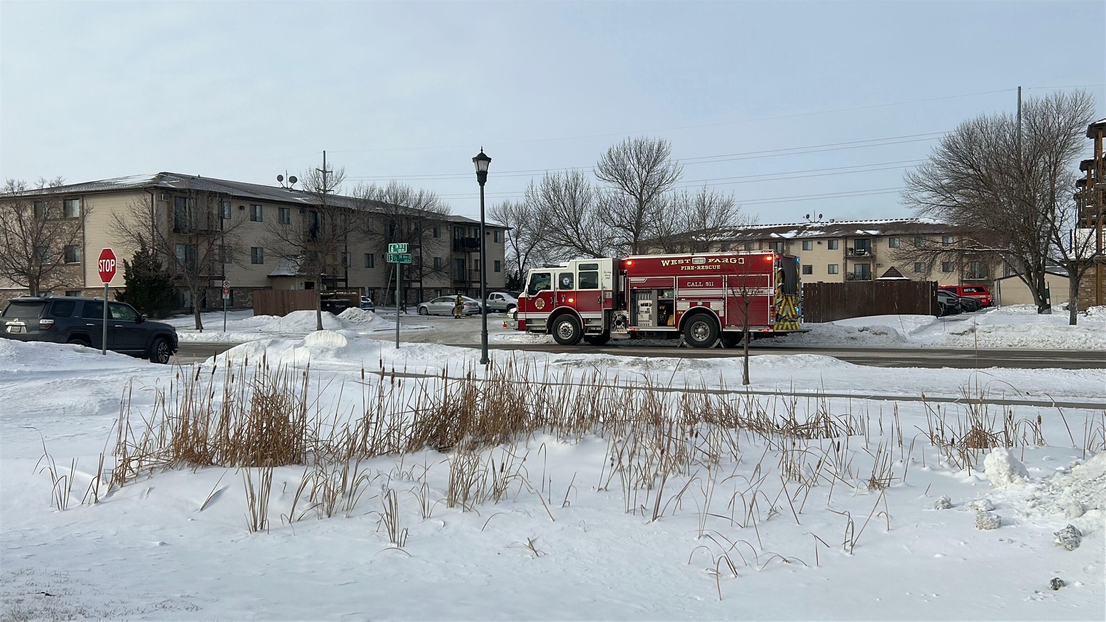 West Fargo apartment fire displaces residents, injures child