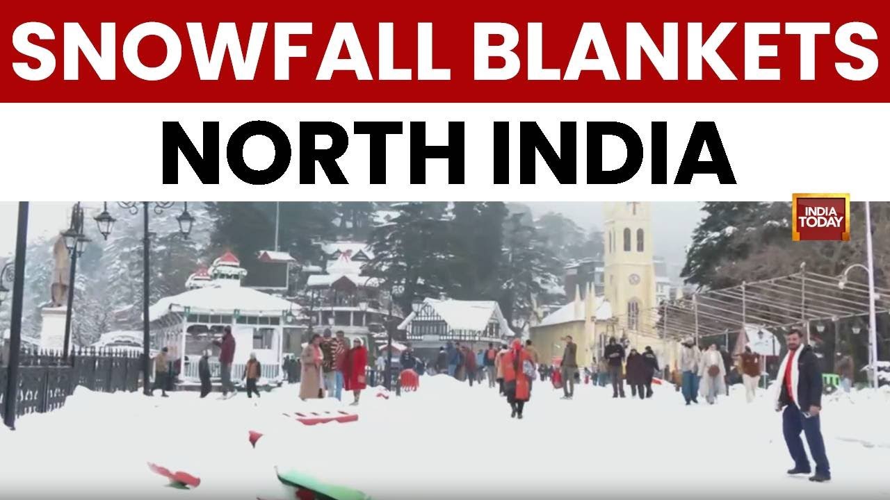 North India snowfall: Shimla and Manali turn into winter wonderlands as ...