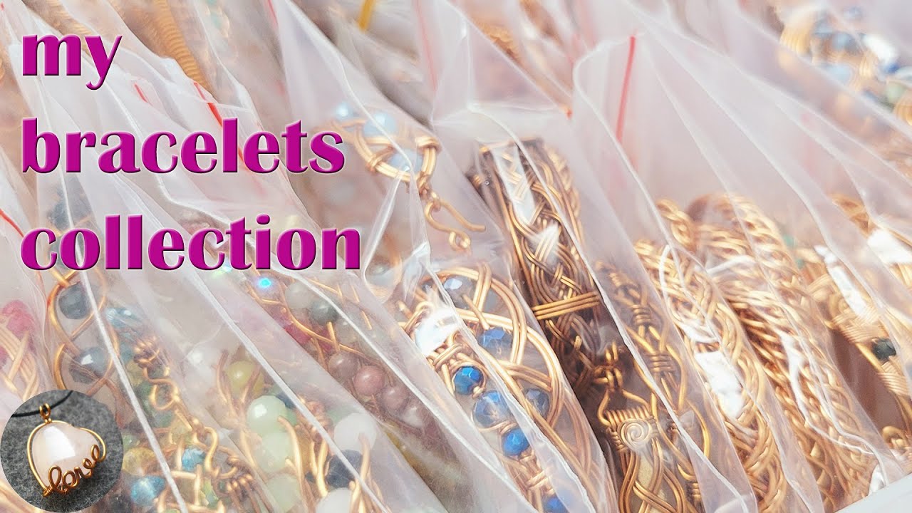 Sorting all the bracelets | my jewelry collection @LanAnhHandmade 938