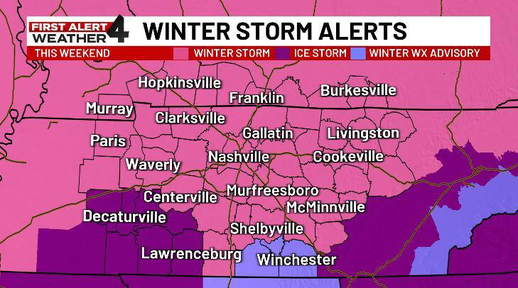 First Alert Weather Days: Crippling winter storm continues in Middle ...