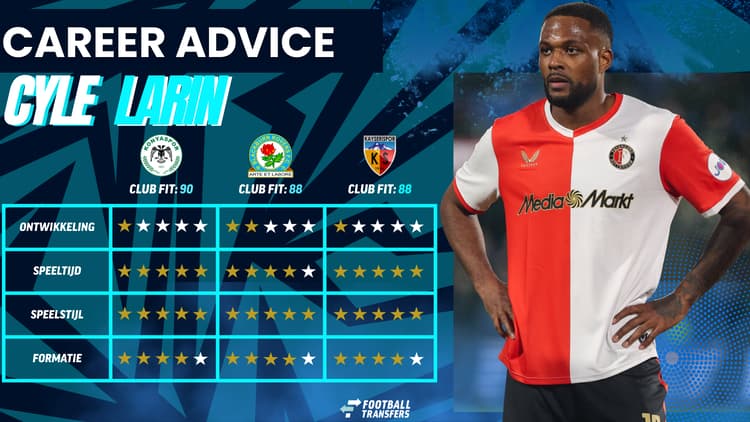 Vervolgstap Cyle Larin komt in beeld na vertrek bij Feyenoord