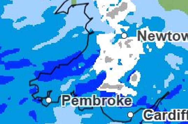 Maps show 'significant' snow set to fall on Wales next week