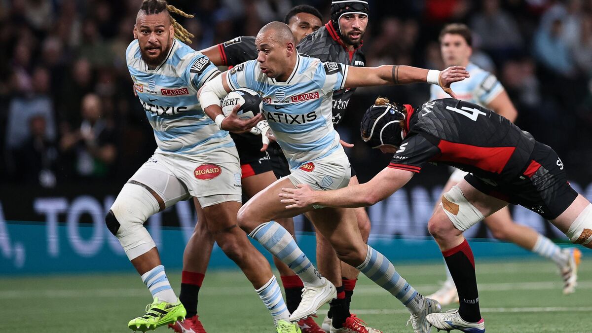 Racing - Lyon (35-34) : Antoine Gibert évite la sortie de route aux ...