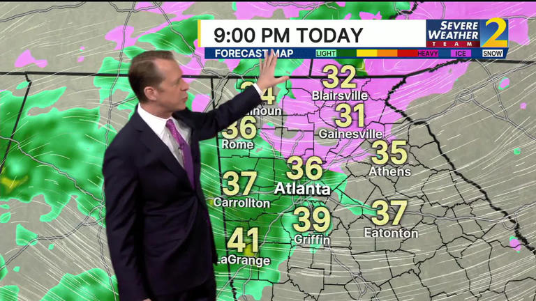 Live updates: Ice storm warning remains in effect for metro Atlanta ...