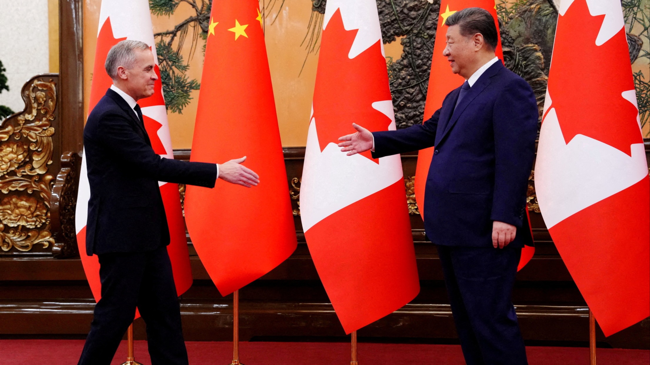 Trump threatens 100% tariffs on Canada if it seals trade deal with China