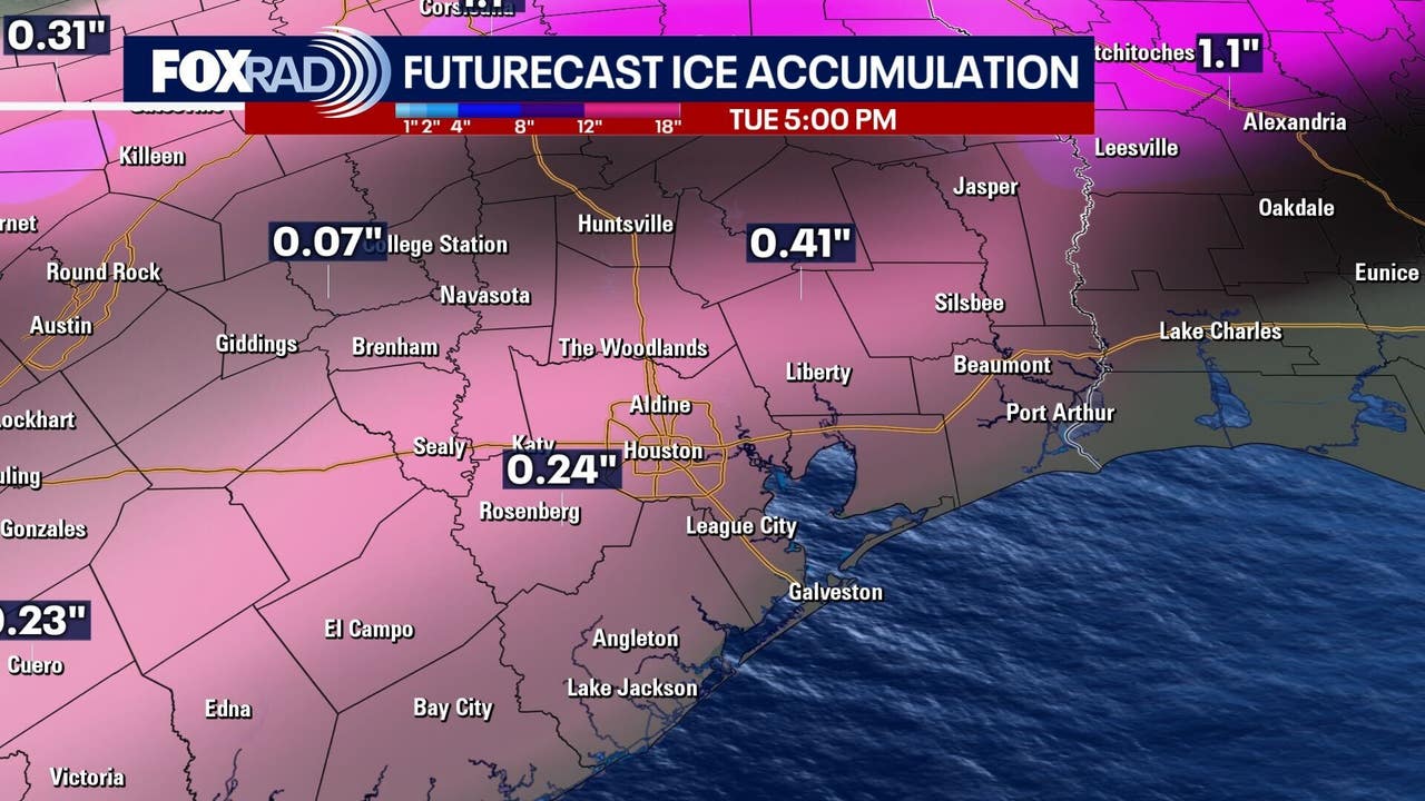 Live updates: Houston winter storm latest, Saturday timeline, icy roads