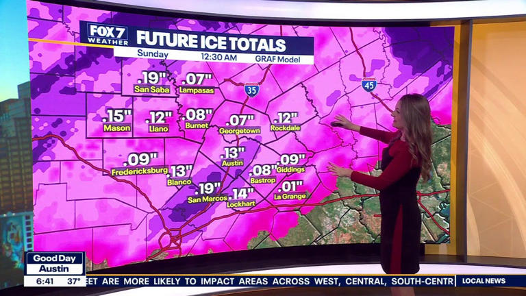 Austin winter storm: Freezing rain chances increasing as bitter cold ...
