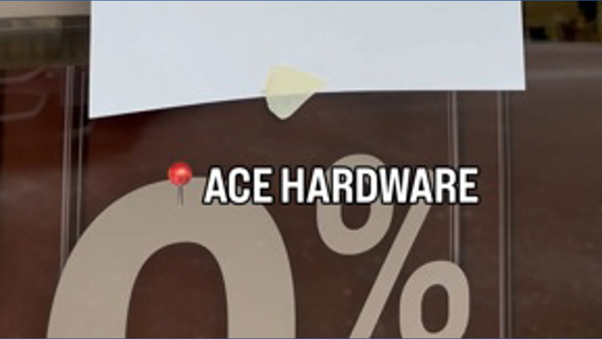 Oxford Ace Hardware in Greensboro has been wiped out