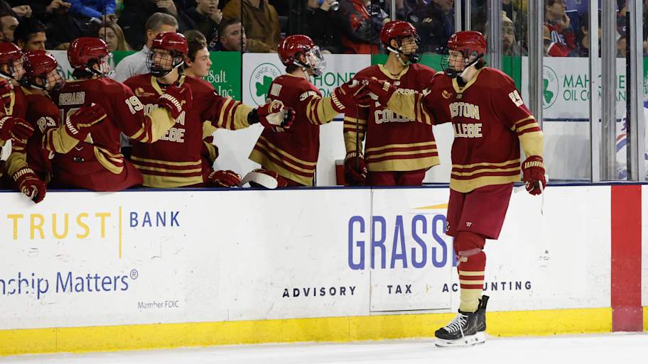 Bruins prospects went nuclear in Boston College win