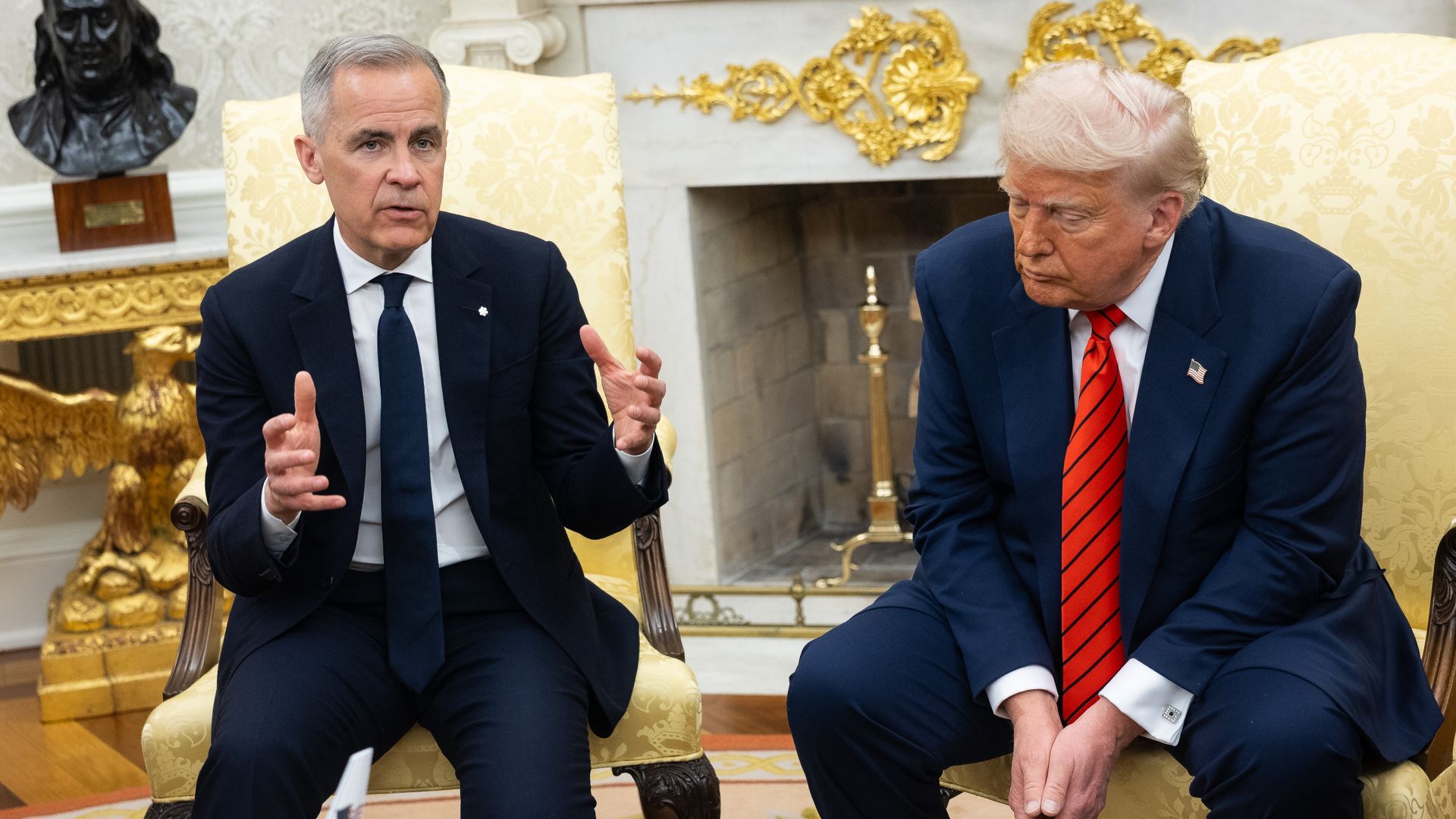 Donald Trump droht Kanada mit 100-Prozent-Zöllen