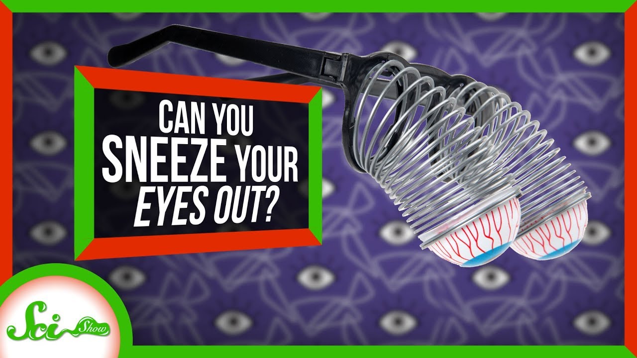 Can sneezing make your eye pop out?