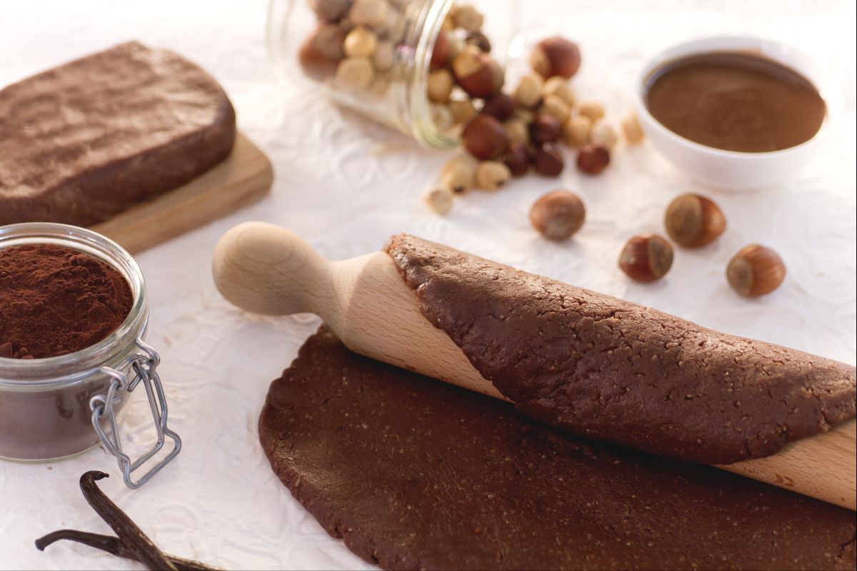 Cocoa and hazelnut shortcrust pastry