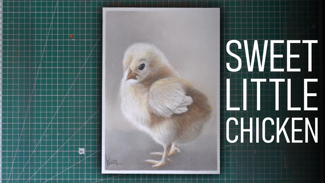 Create an adorable chick in pastels: Simple techniques for a fluffy look