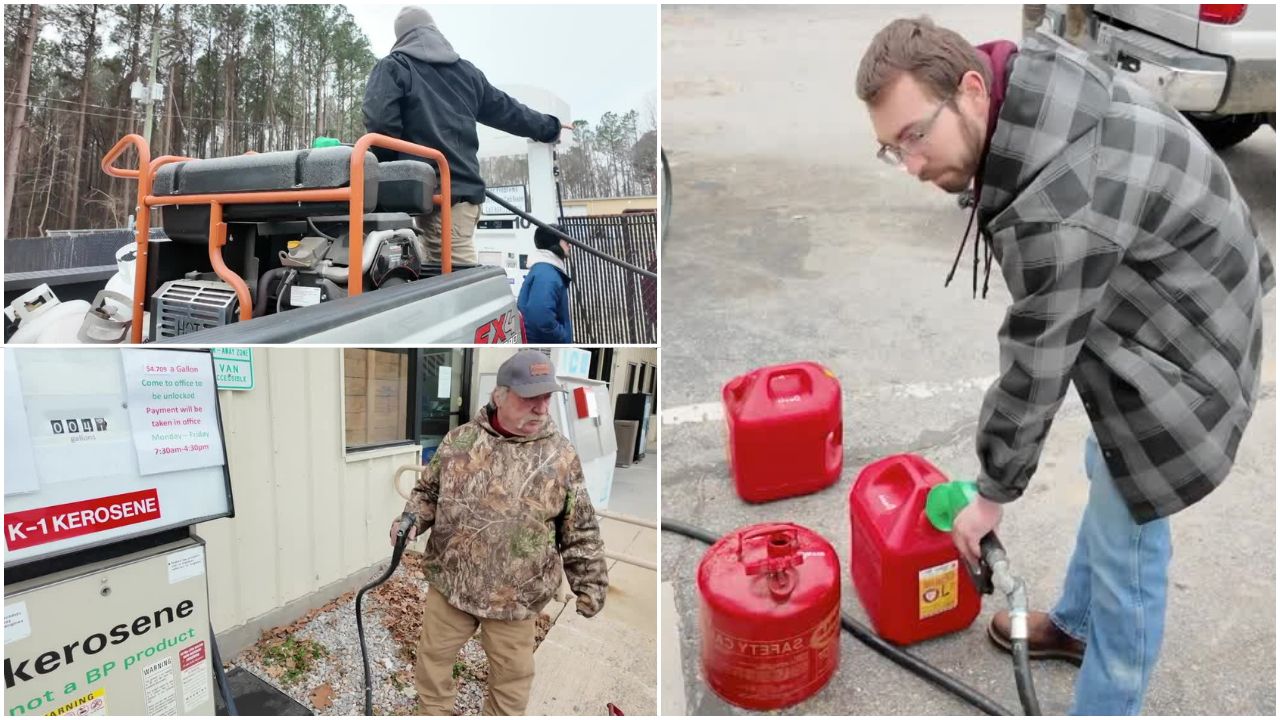 Virginians stock up on fuel ahead of winter storm