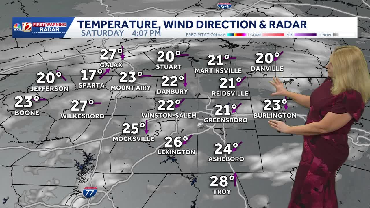 Winter storm forecast update with Michelle Kennedy as storm moves into ...