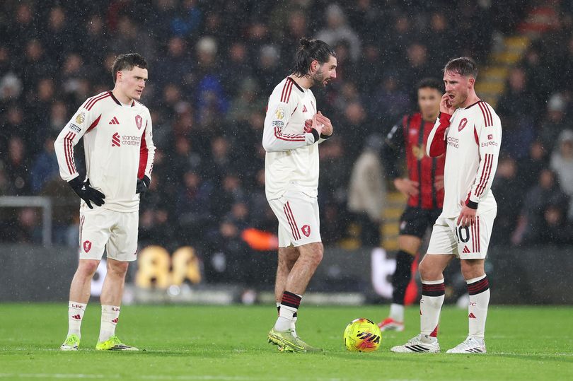 Liverpool player ratings vs Bournemouth as three 4/10's flop in late defeat