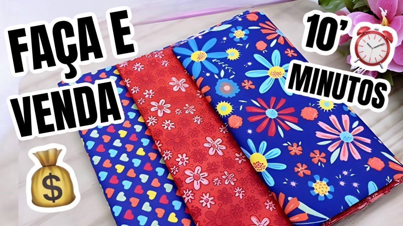 Faça e venda em 10 minutos | Fácil e lucrativo | Renda extra com artesanato