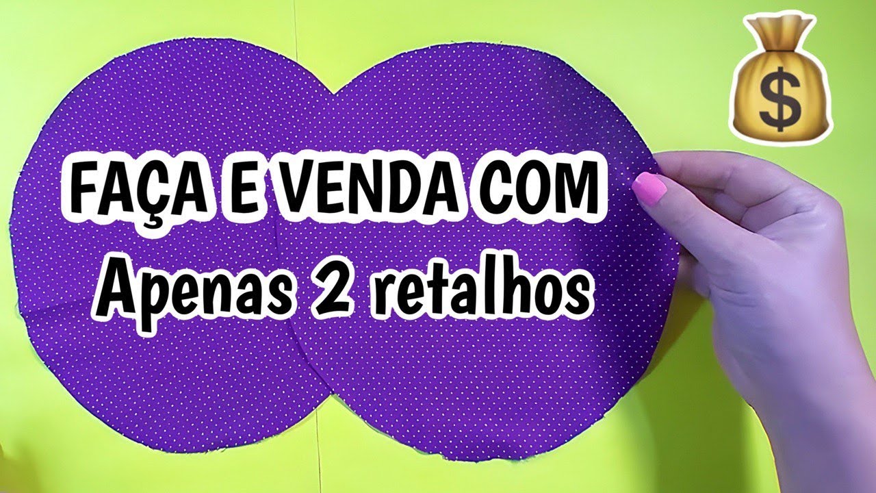 Faça e venda com apenas 1 retalho de tecido 🙀 fácil e lucrativo ...