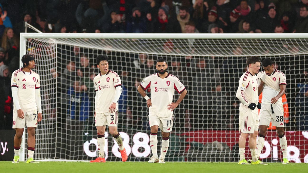 Slot: Liverpool ran out of energy in last-gasp loss to Bournemouth