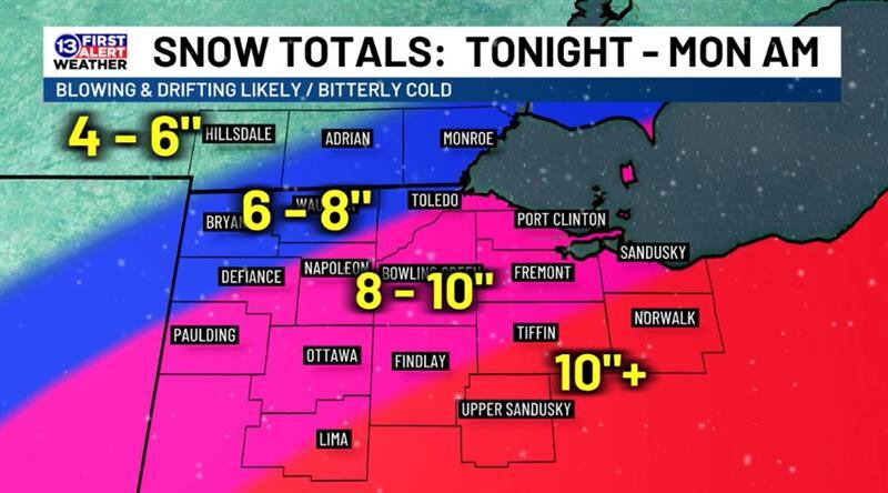 13 First Alert Weather Day: Major snow event arrives Sunday