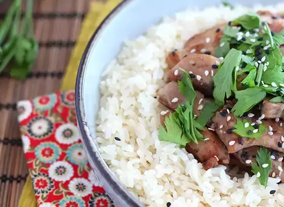 Kip gemarineerd in sojasaus en honing