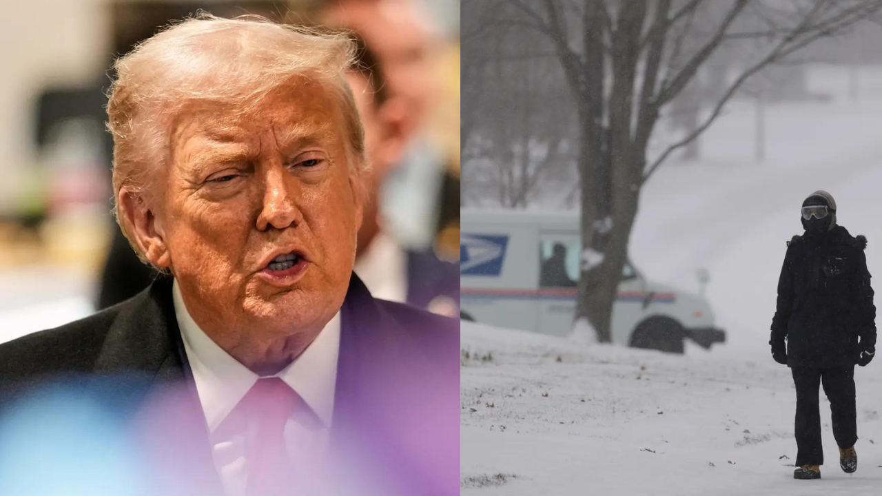 US winter storm: Donald Trump approves emergency declarations across ...