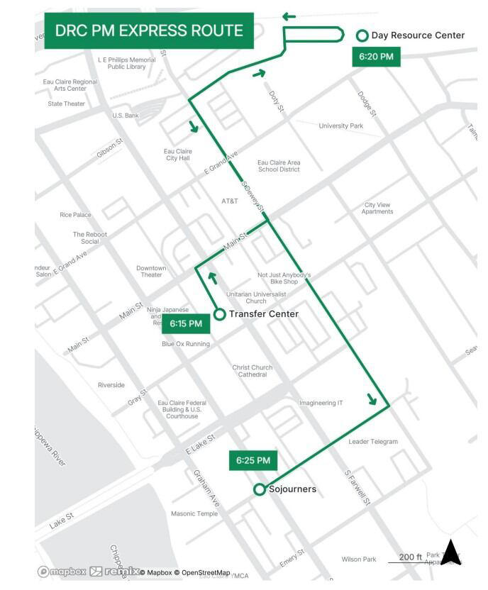 Express bus route from Sojourner House to Day Resource Center to begin ...