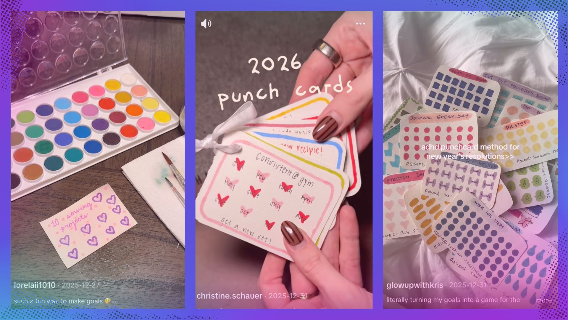 Why everyone on TikTok is using punch cards to hit their goals