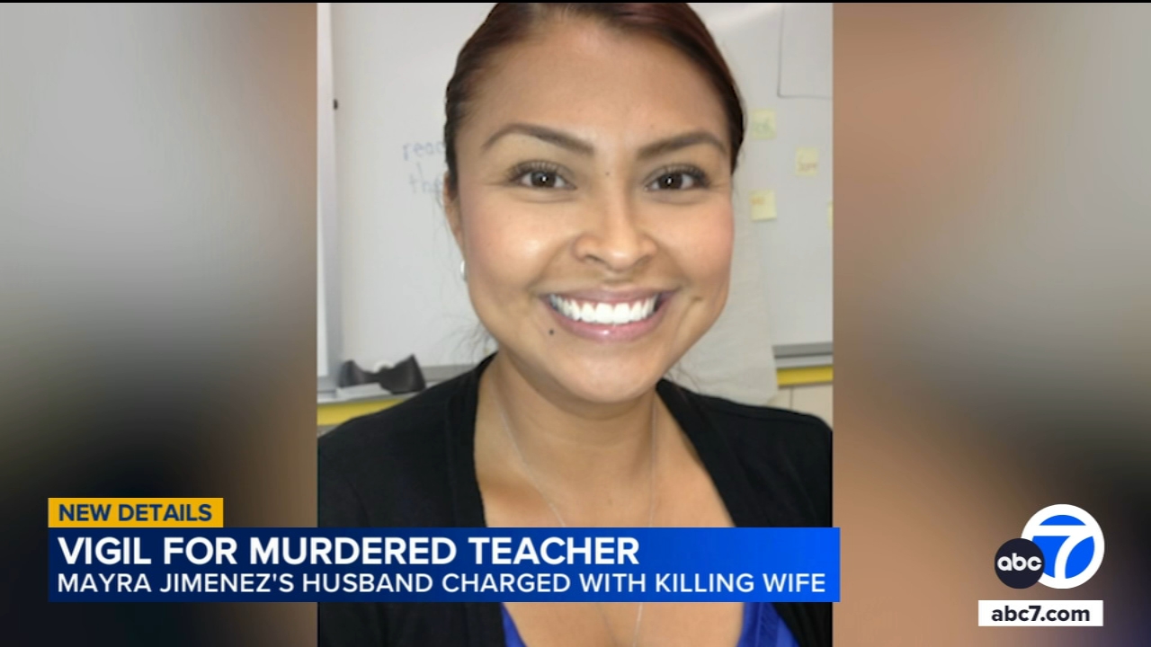 Students, friends pay tribute to teacher allegedly murdered by husband ...