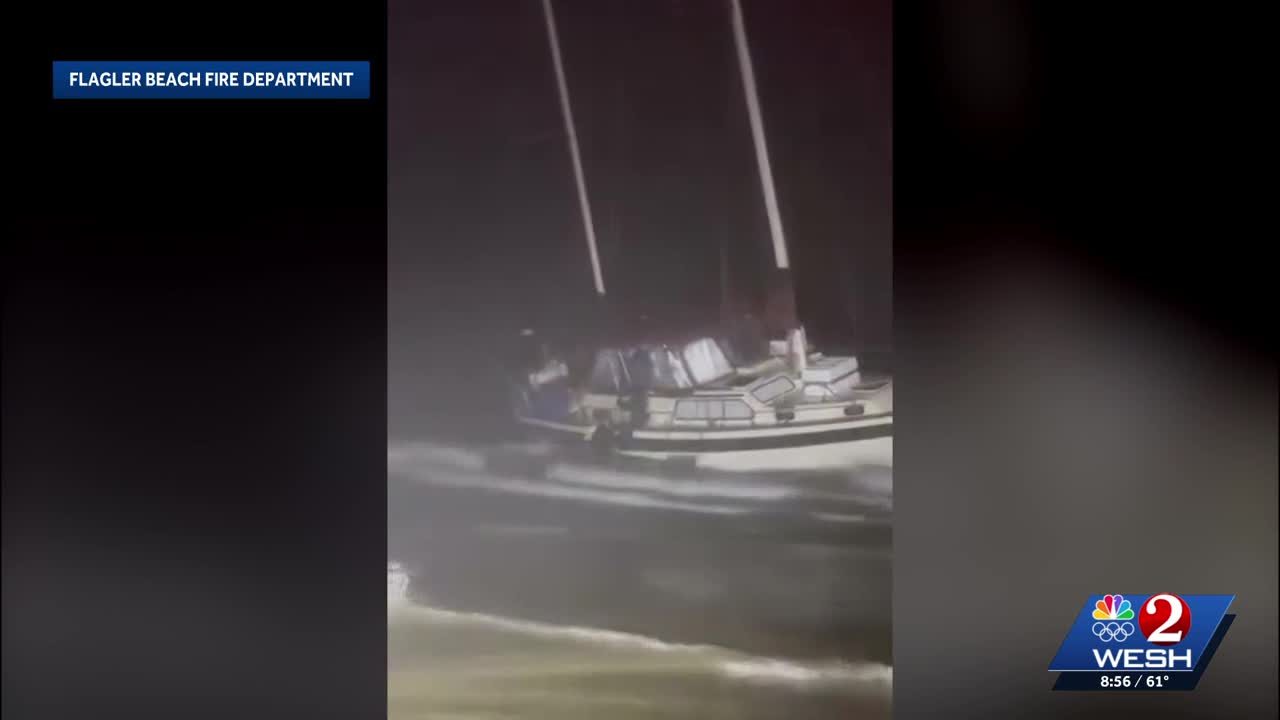 Two adults, one child rescued from capsizing boat off the coast of ...