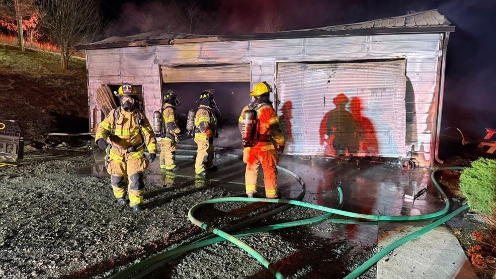 Garage burned in Alleghany County fire, but nearby house undamaged