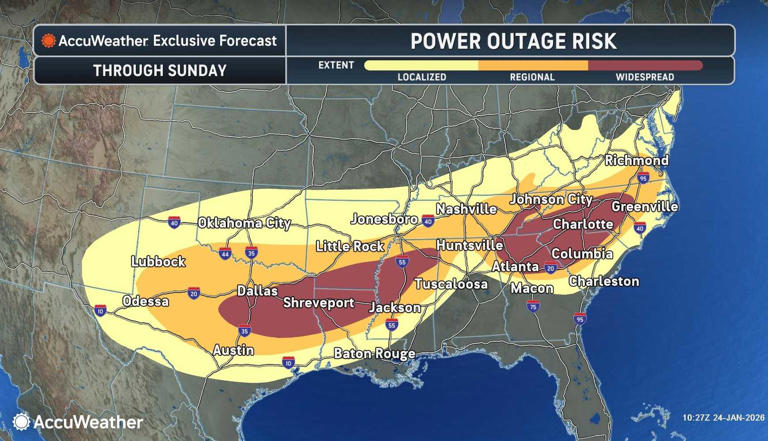 Travel disruptions, power outages rapidly escalate as massive storm ...