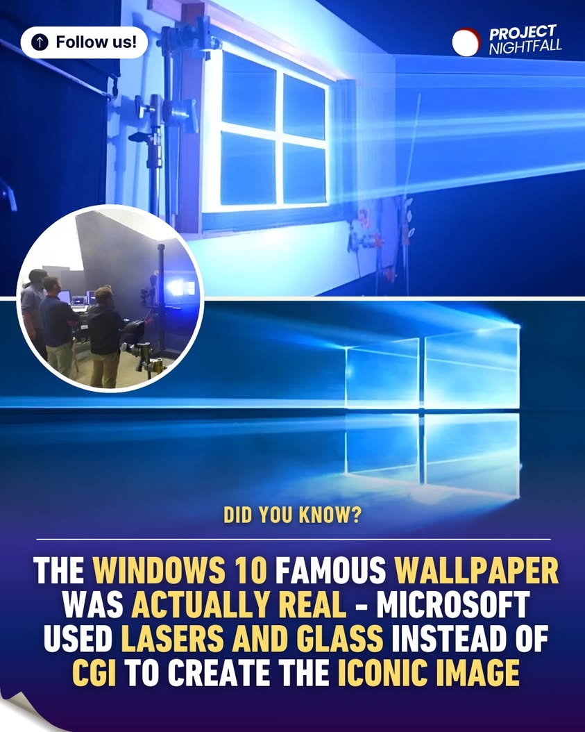That iconic Windows 10 wallpaper? The one with the glowing window and ...