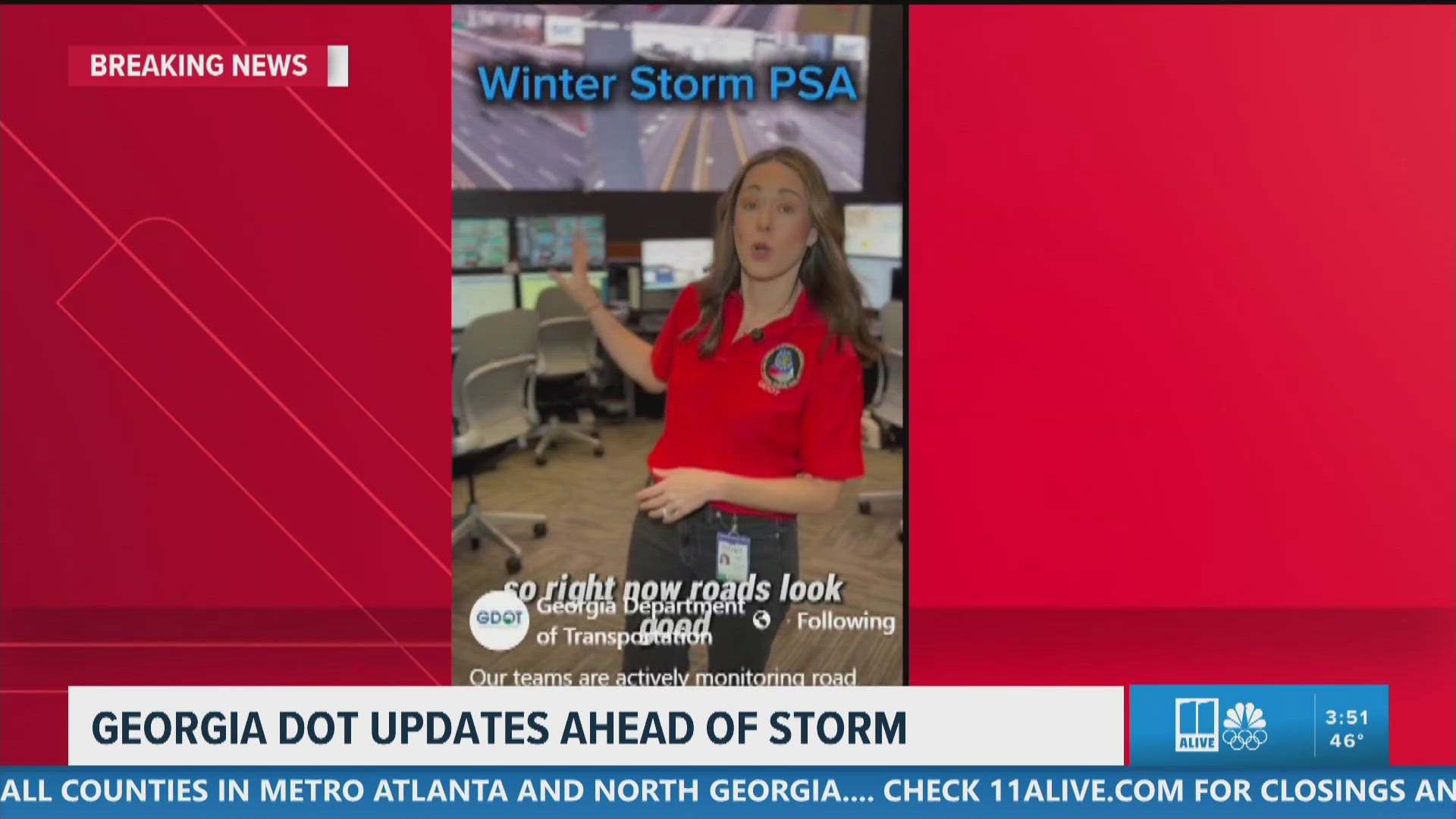 GDOT updates ahead of winter storm