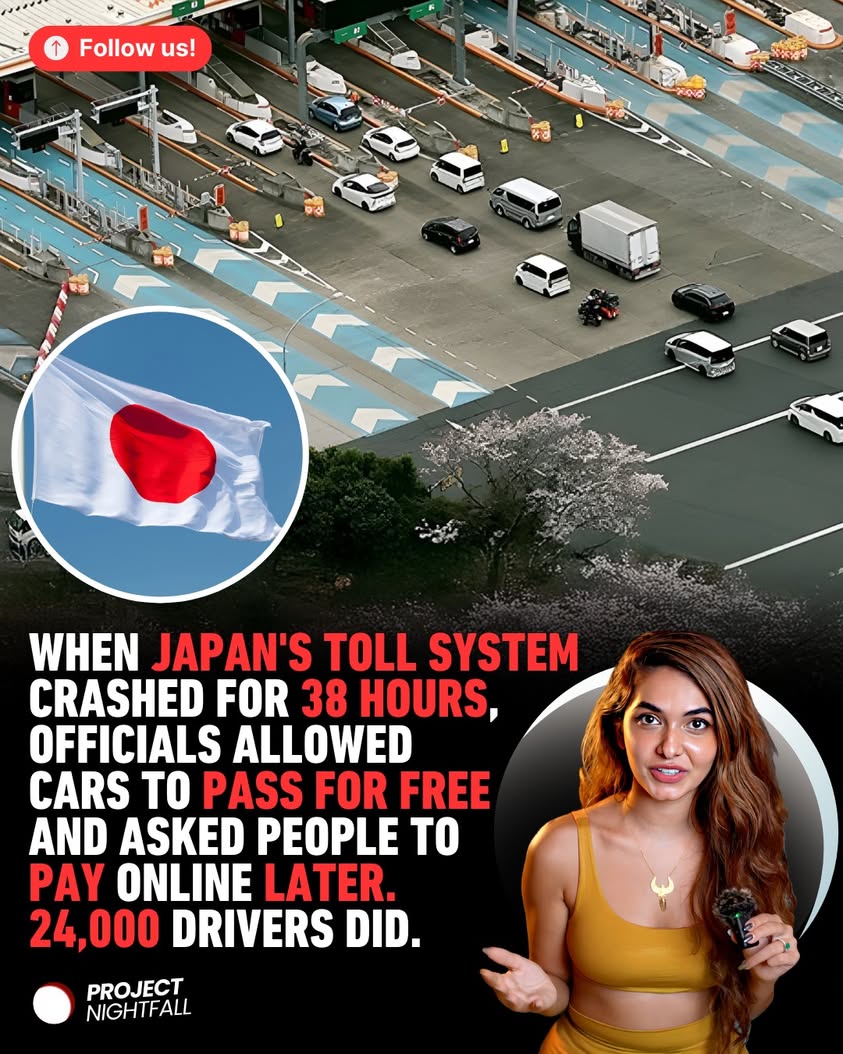 When Japan’s electronic toll system crashed for thirty eight hours, one ...